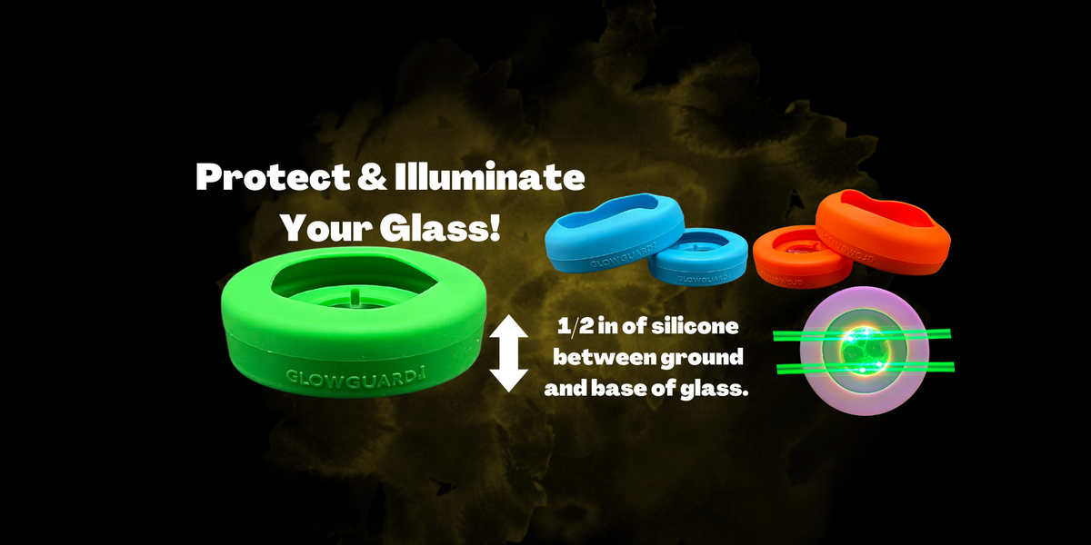 Bong Glass Water Pipe Hookah Silicone Base Bumpers | Glow Guard – Glow ...