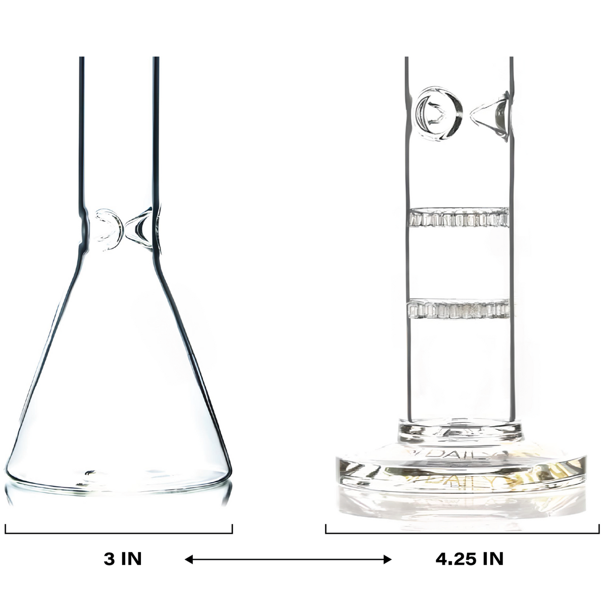 Glass Bong Base Bumper 3in-4.25in Straight Tube-Beaker | Glow Guard ...