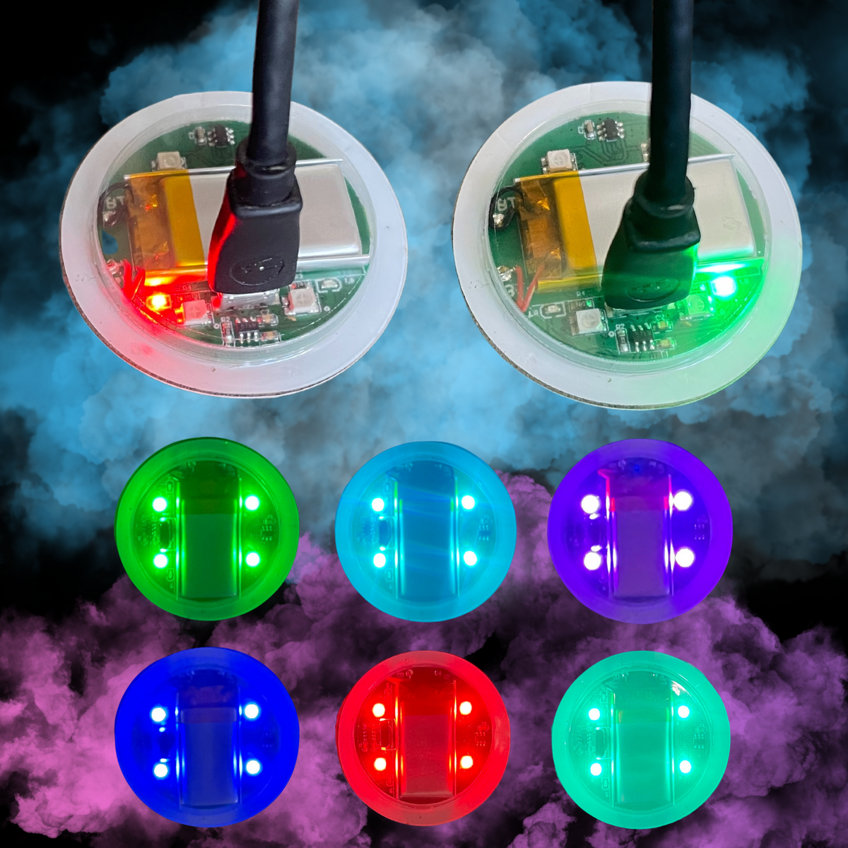 Glow Guard | 3 PACK LED Light Puck Replacement – Glow Guard Protection